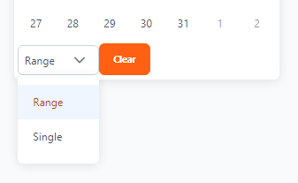 Calendar: Dropdown in #header or #footer slot not selectable. · Issue #4240 · primefaces ...