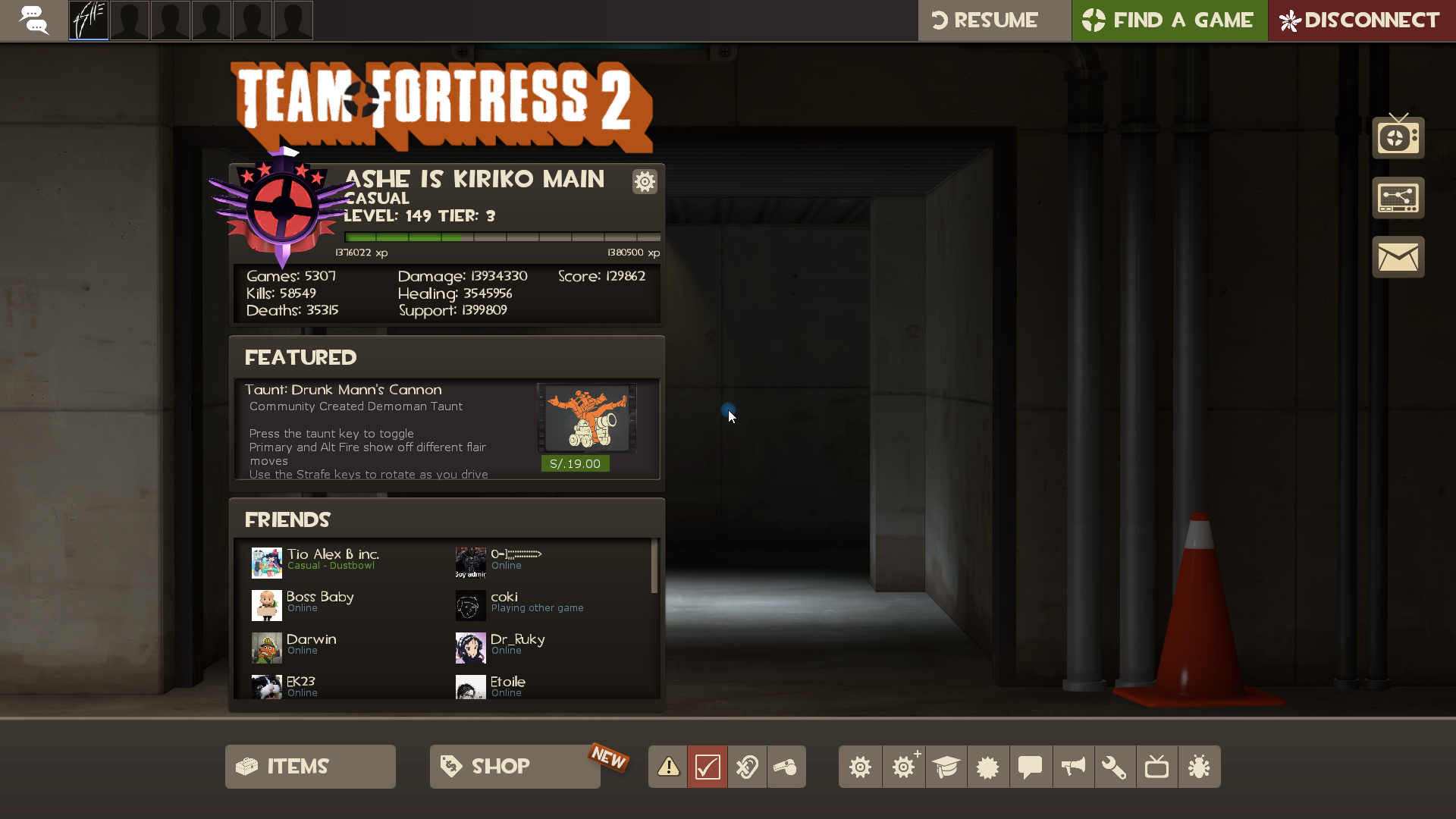 [TF2] Sniper scope is removed when the player opens the main menu · Issue #4526 · ValveSoftware ...