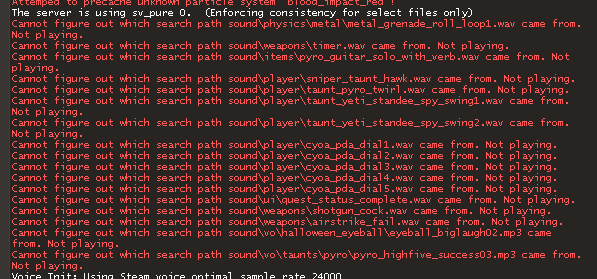 [TF2] Sniper RPS taunt missing a sound file? · Issue #4737 ...