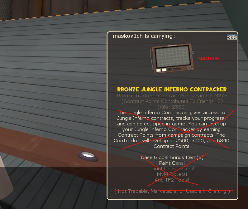 Tf2 Feature Request Option To Hide Items Stats Descriptions Etc 2007