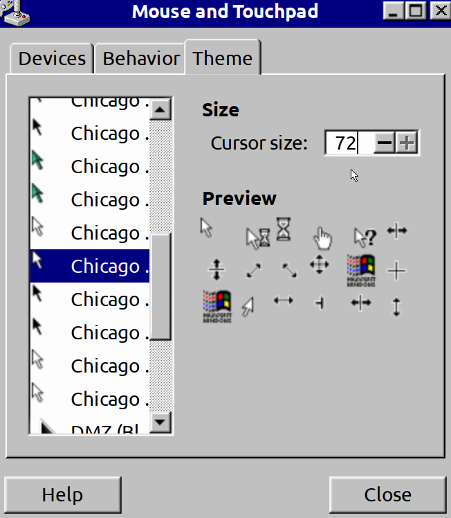 Tiny window buttons and tiny cursor · Issue #279 · grassmunk/Chicago95 · GitHub