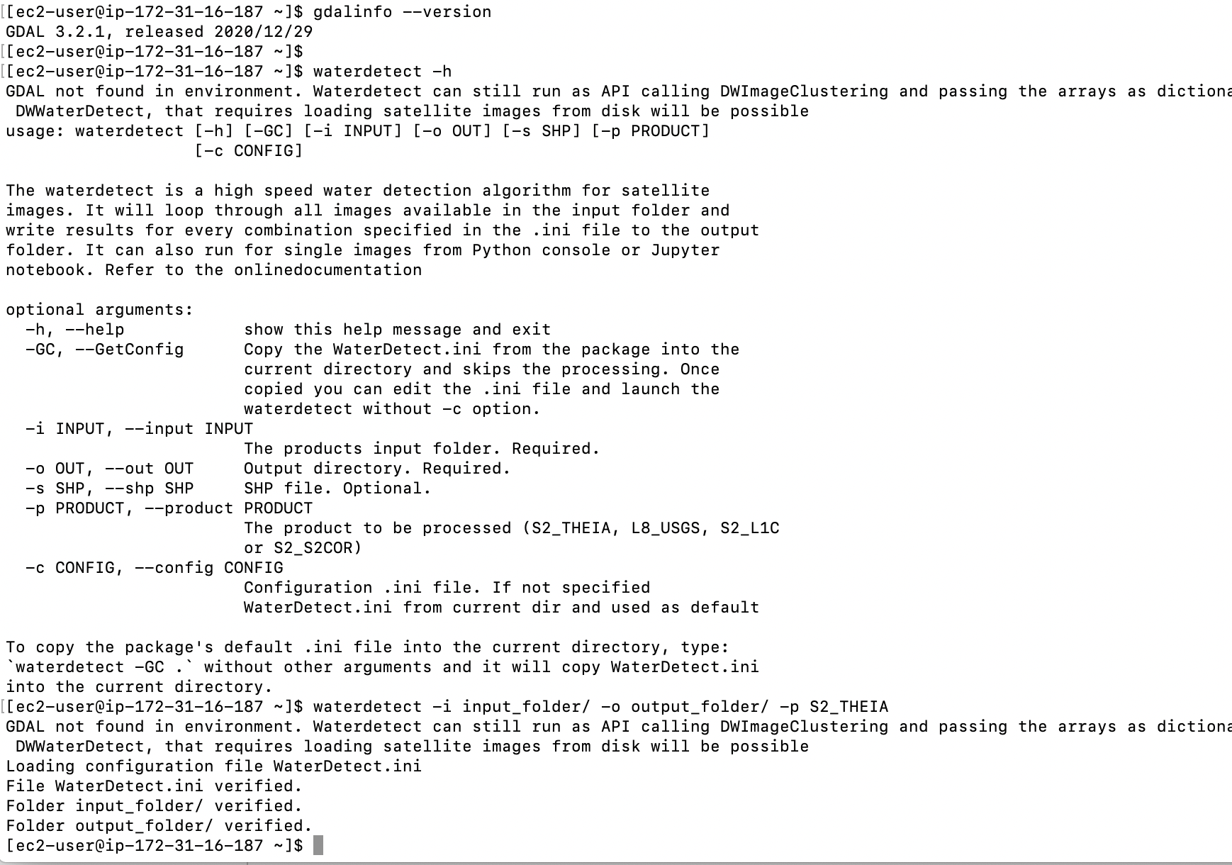 Support required · Issue #8 · cordmaur/WaterDetect · GitHub