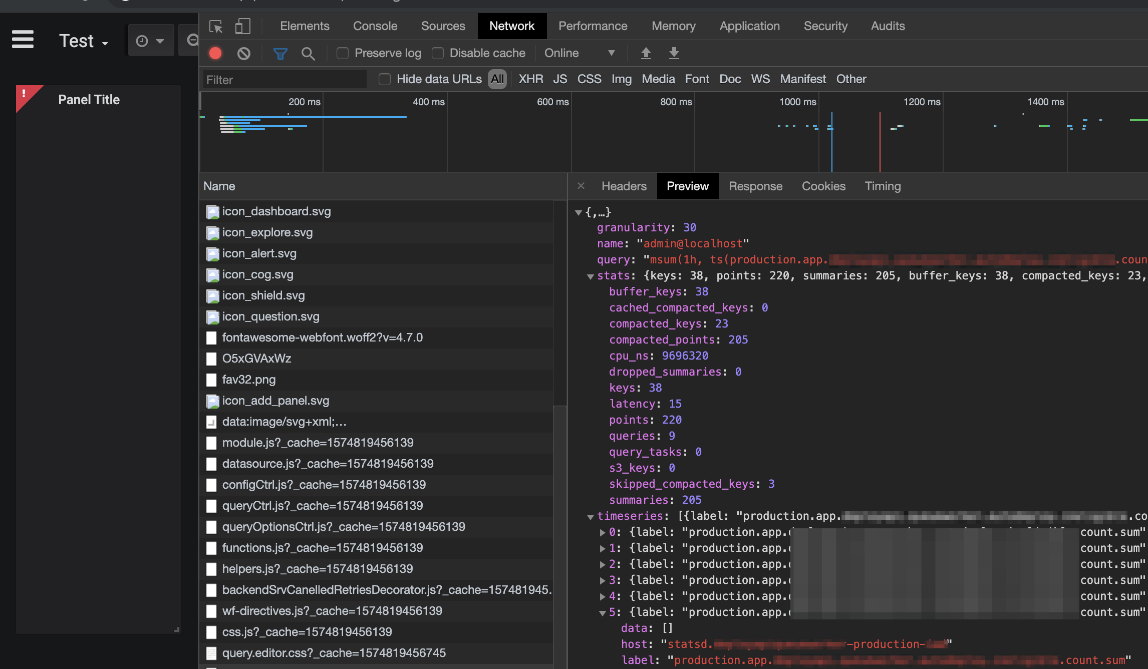 React Graph: Data series with no data points can cause tooltip to show ...