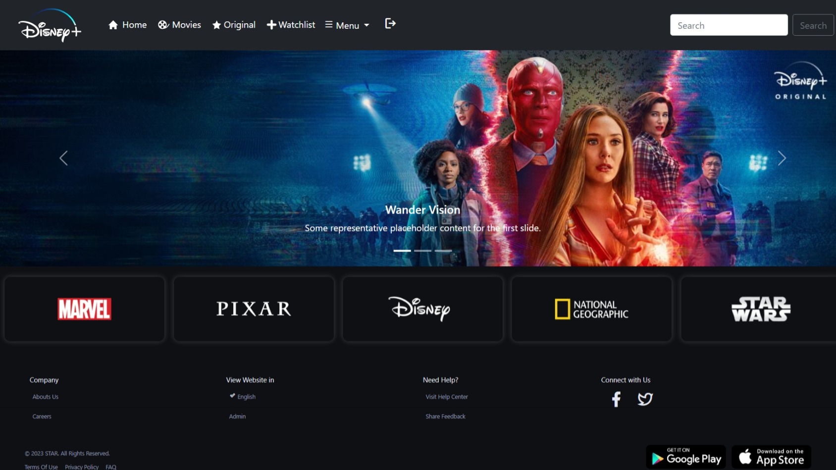 GitHub - zeeshan0987/Disney-Clone_Using_Python