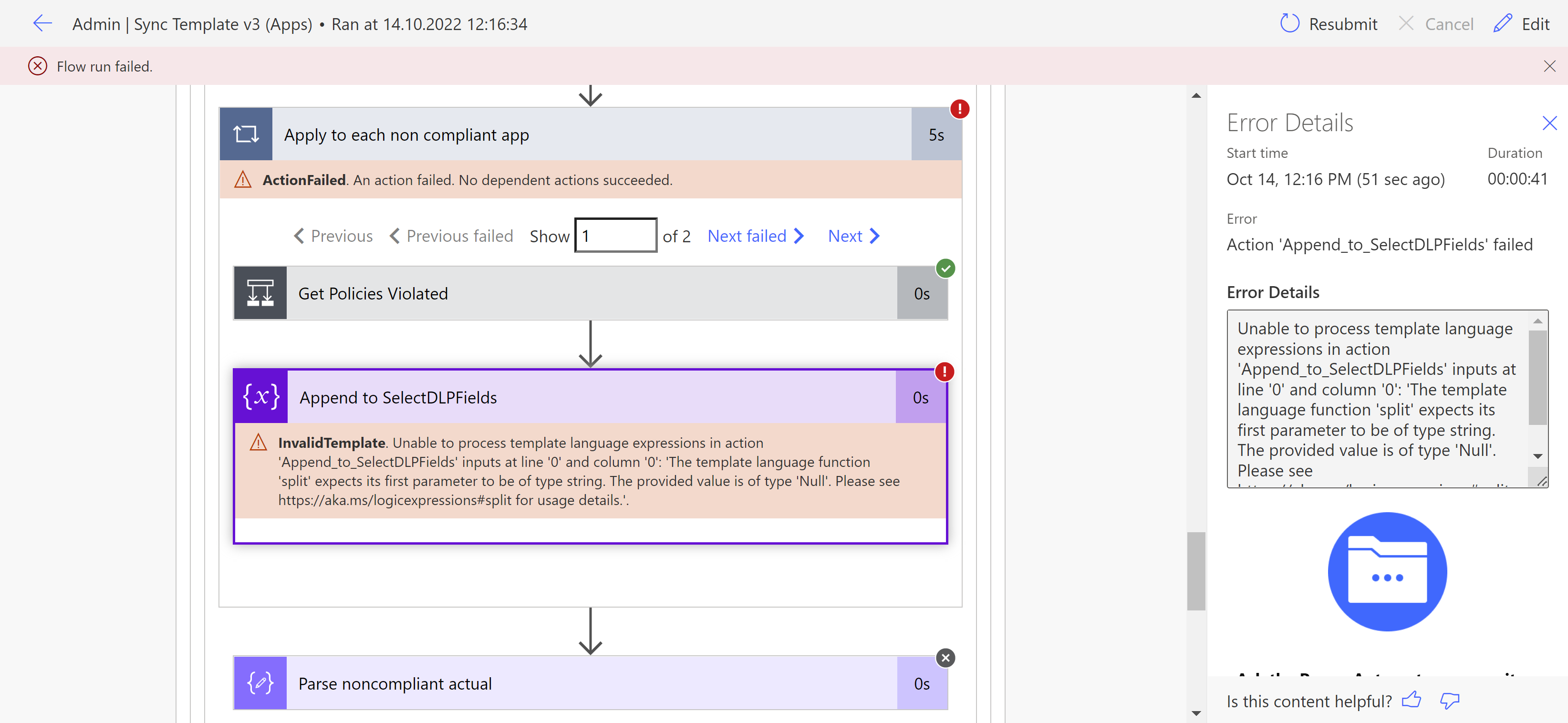 [CoE Starter Kit - BUG] Admin | Sync Template v3 (Apps) Flow Fails · Issue #3958 · microsoft/coe ...