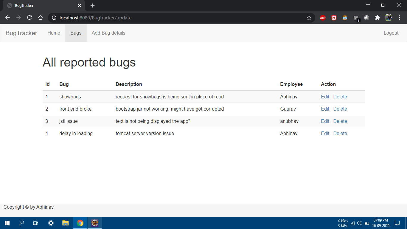 GitHub - abhinav-mmmut/the-bugtacker: A bug tracking system or defect ...