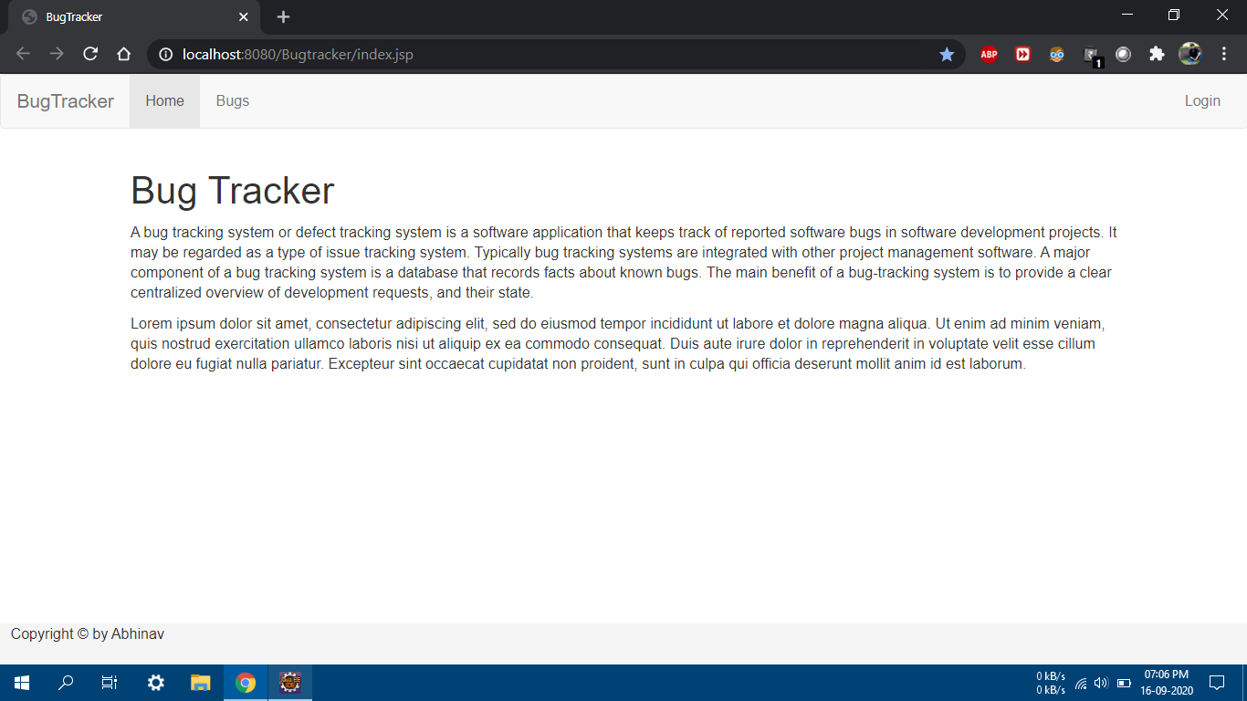 GitHub - abhinav-mmmut/the-bugtacker: A bug tracking system or defect ...
