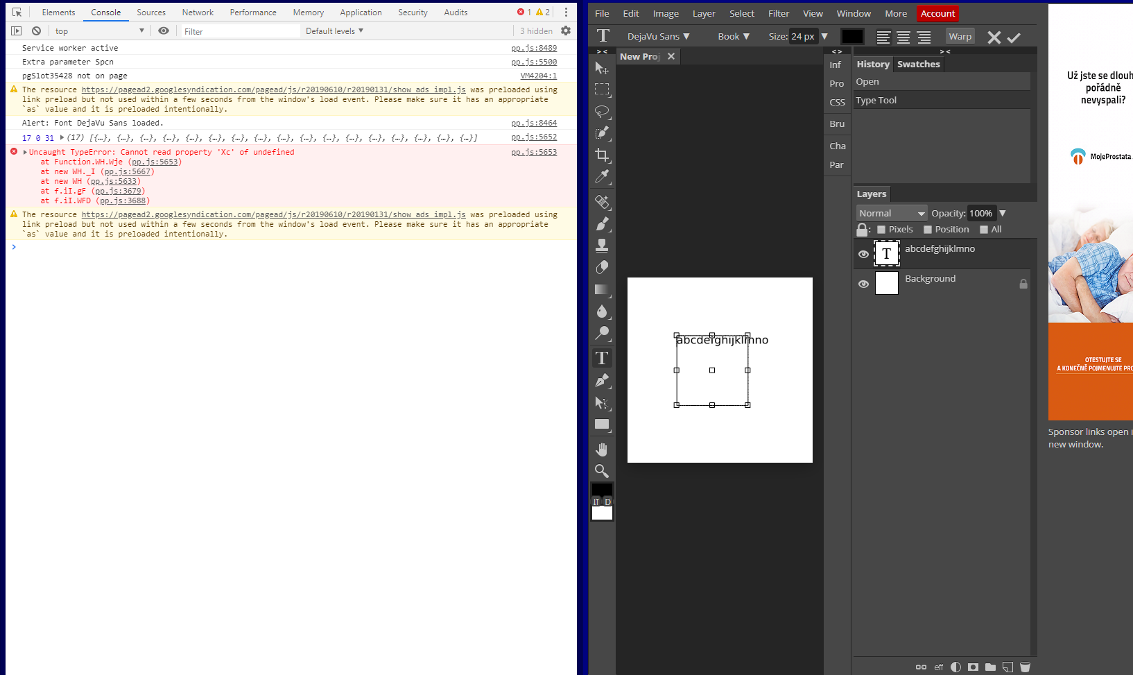 Type tool stops working · Issue #1455 · photopea/photopea · GitHub