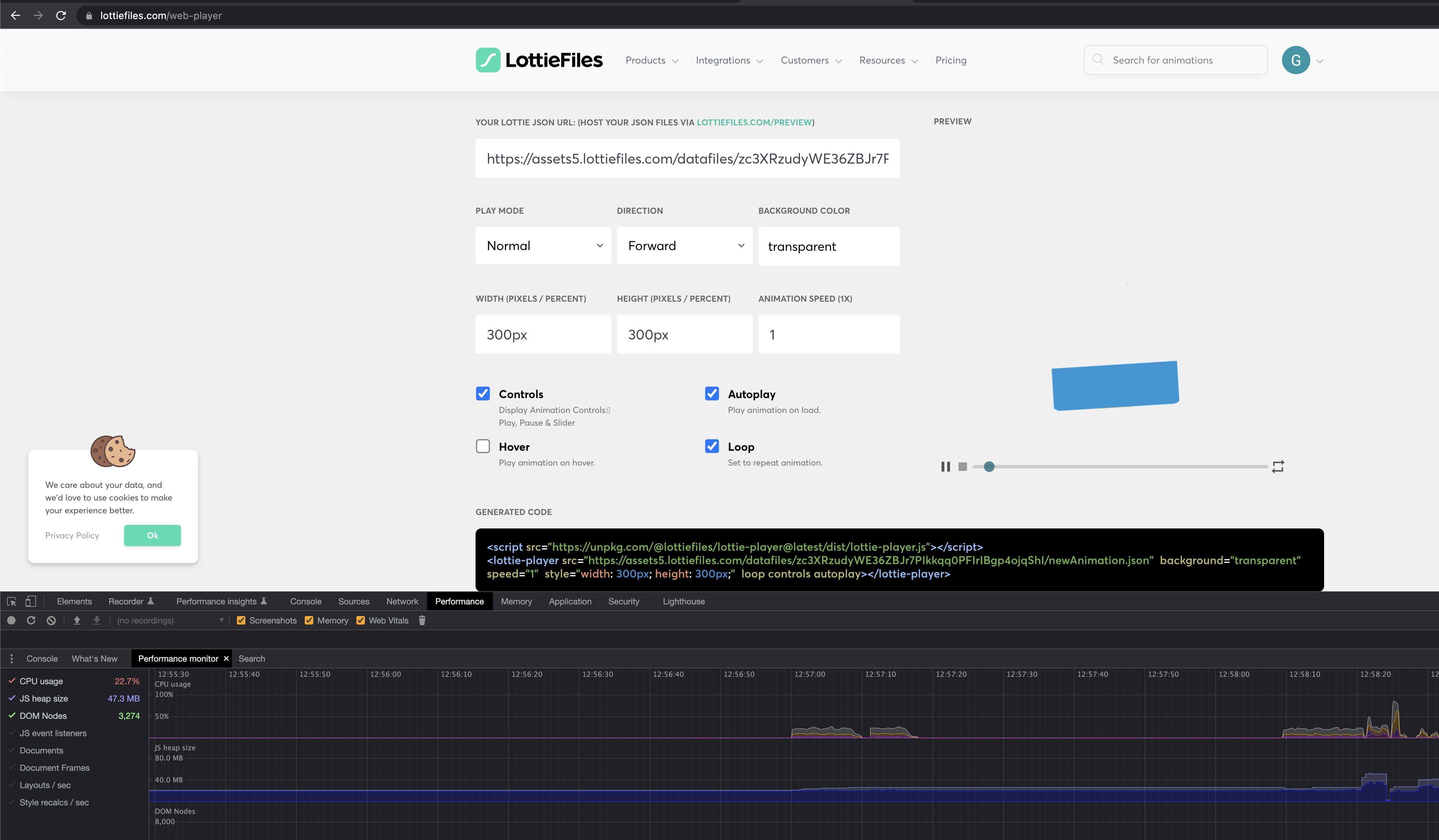 A lot of Lottie animations on website causing high CPU and GPU usage · Issue #2427 · airbnb ...