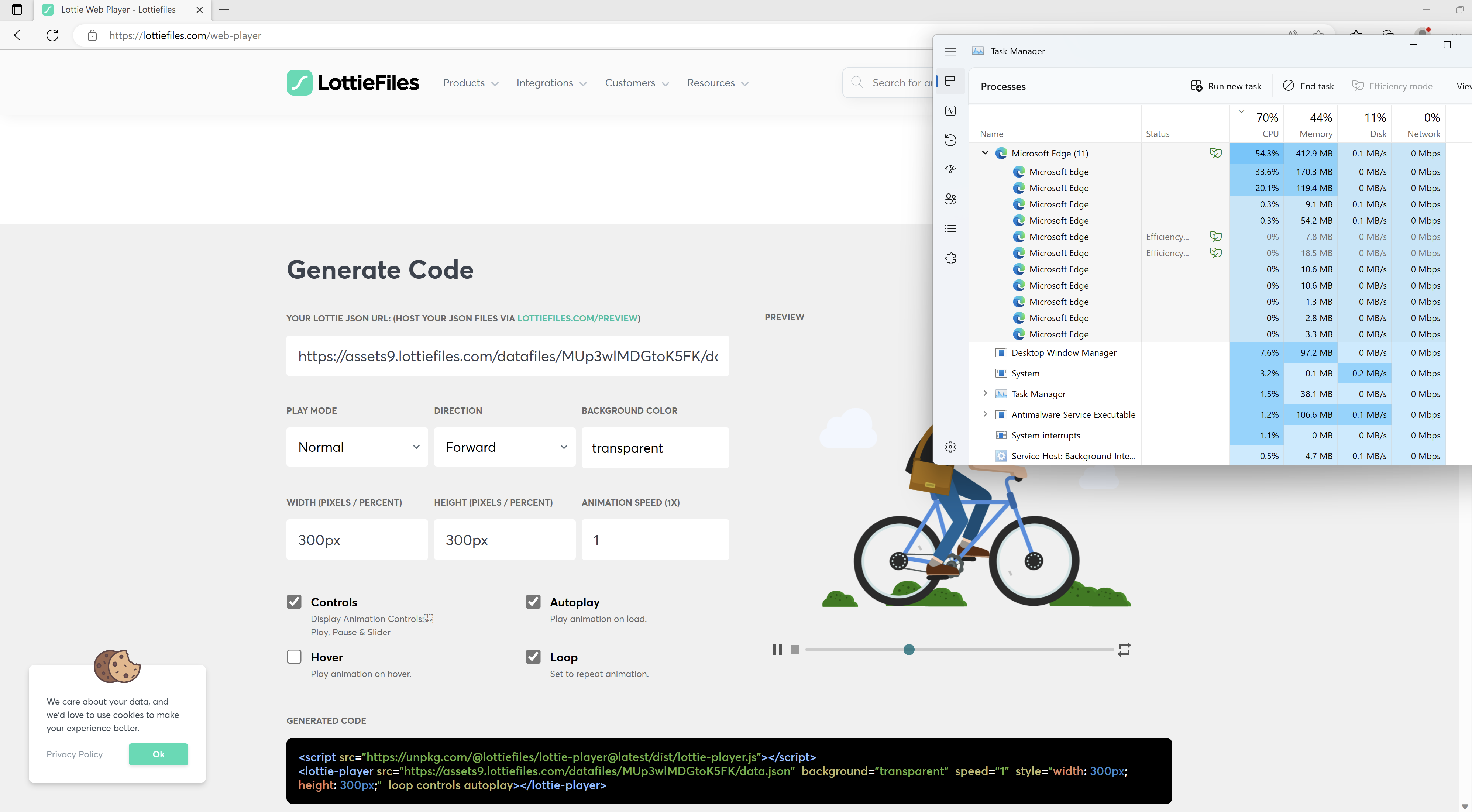 A lot of Lottie animations on website causing high CPU and GPU usage · Issue #2427 · airbnb ...