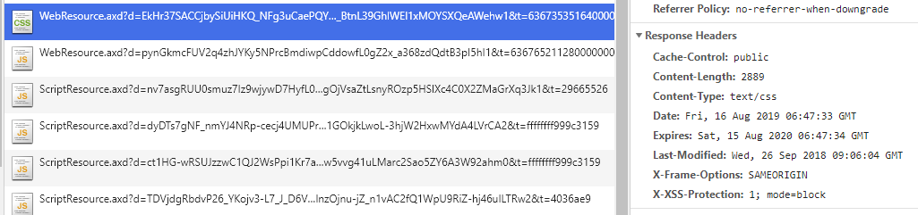 cache WebResource.axd and ScriptResource.axd parameters · Issue #2946 · dnnsoftware/Dnn.Platform ...