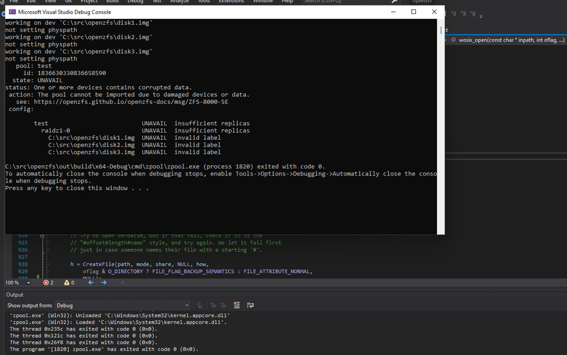 Cannot `zpool.exe import` a pool that works perfectly in Linux · Issue #72 · openzfsonwindows ...