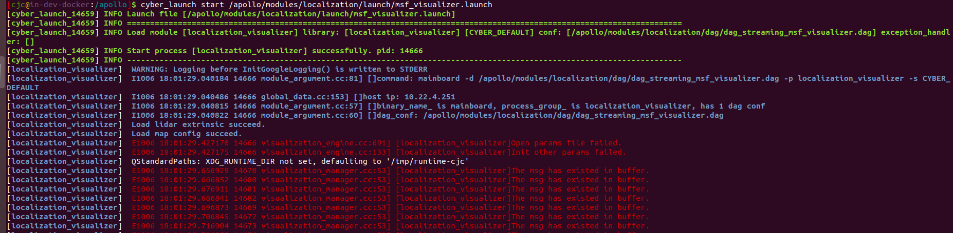 Black screen after starting the msf_visualizer of Localization module · Issue #14136 ...