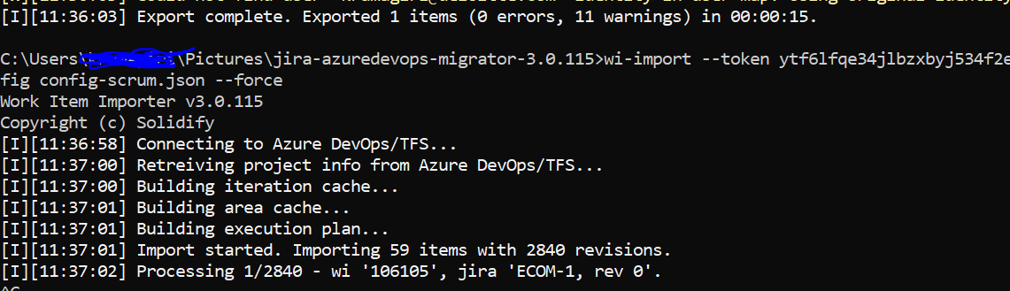 Items Exported Is Not Matching With Item Imported Into Azure Devops · Issue 727 · Solidifyjira