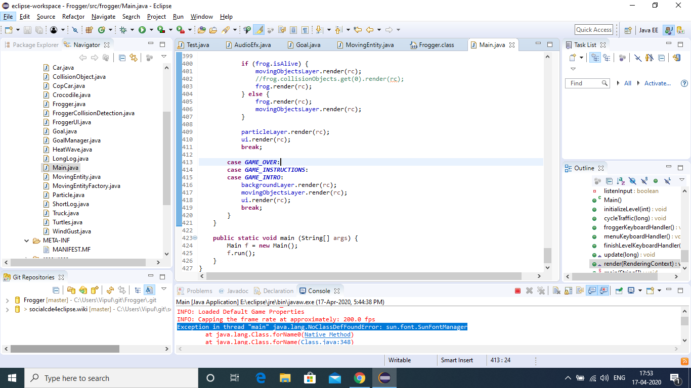 Goodevening, · Issue #2 · vitalius/Frogger · GitHub
