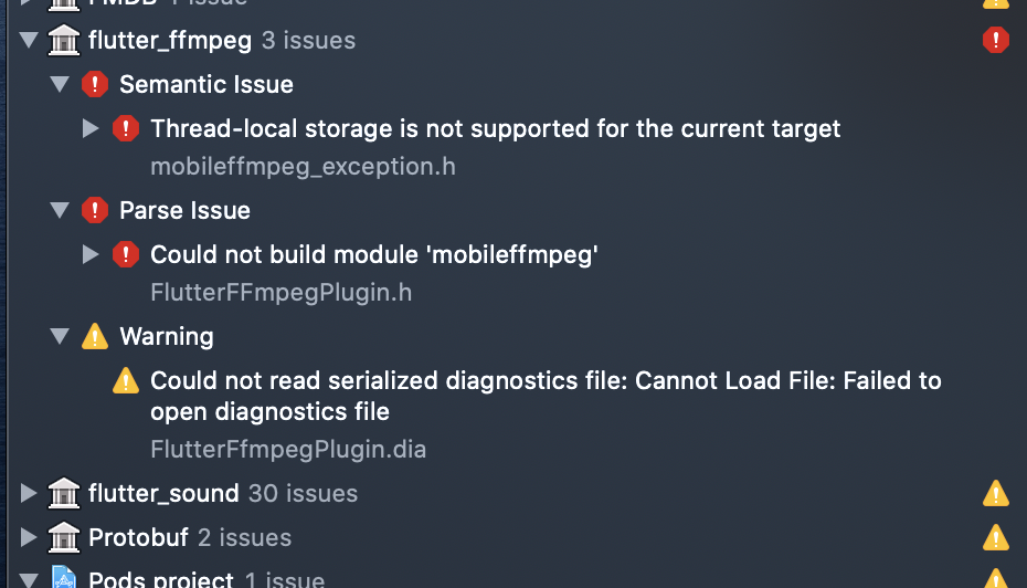 3.1.5 fails building for iOS · Issue #273 · Canardoux/flutter_sound · GitHub