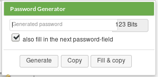 [bug] password generator does not work · Issue #103 · keepassxreboot/keepassxc-browser · GitHub