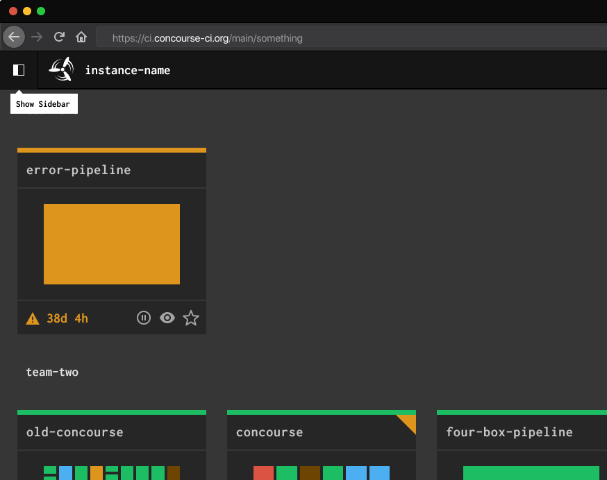Change 'menu' icon in header · Issue #5970 · concourse/concourse · GitHub