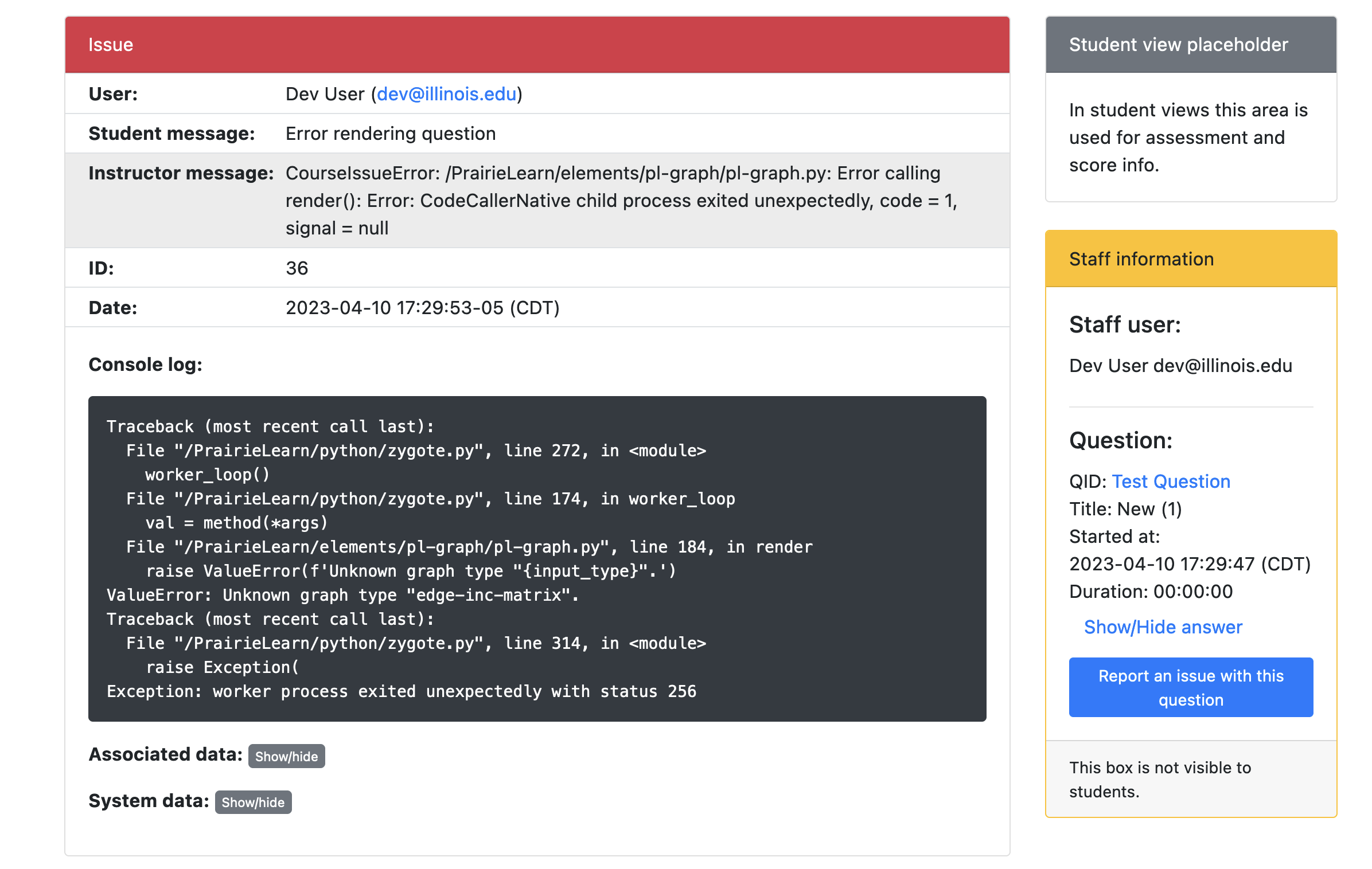 Getting an error when copying a question · Issue #7495 · PrairieLearn/PrairieLearn · GitHub