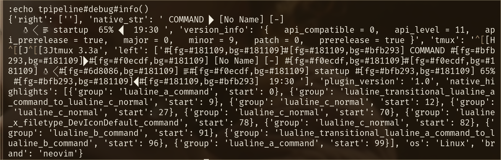 The whole bar collapses to the left · Issue #52 · vimpostor/vim-tpipeline · GitHub