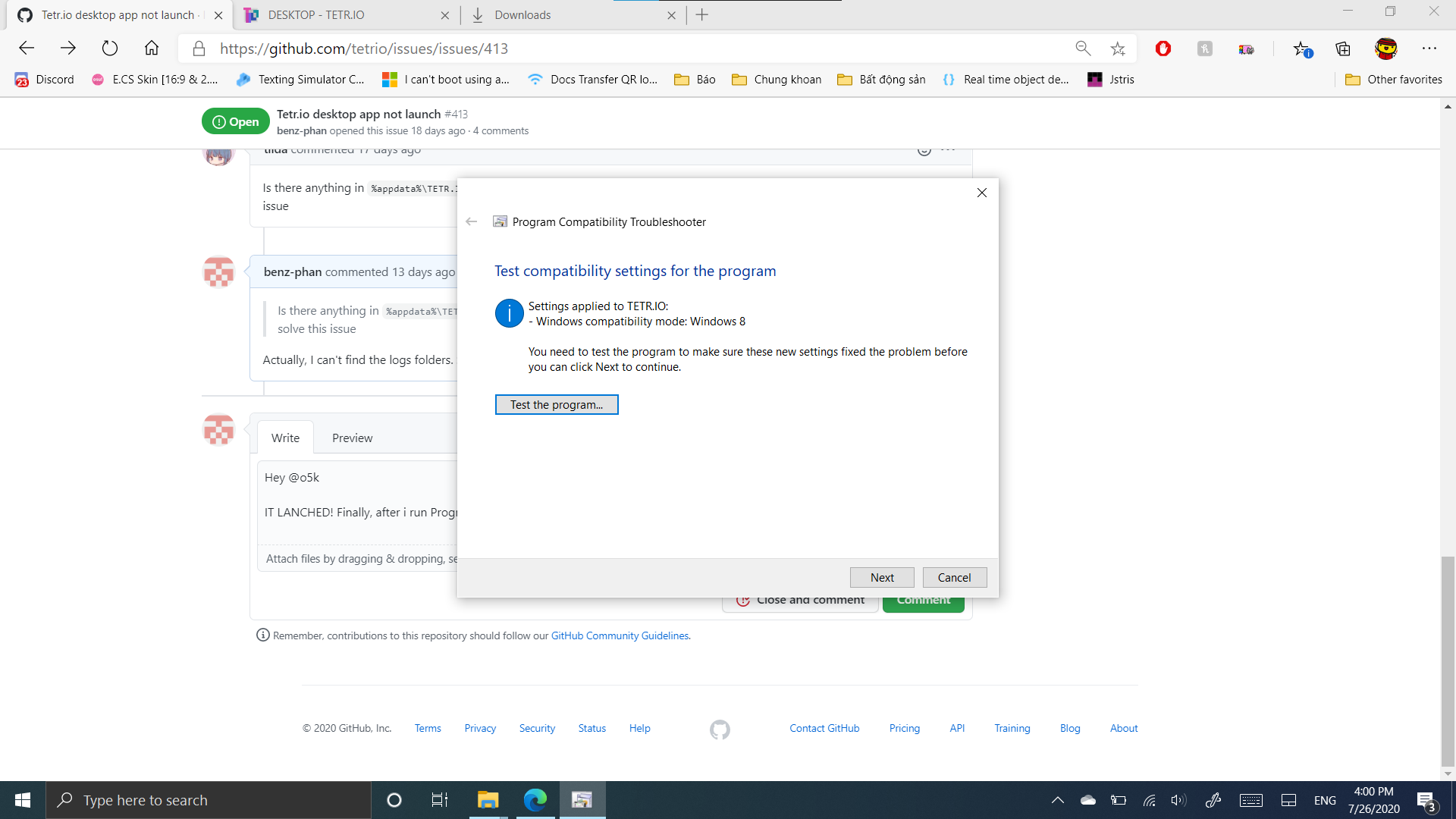 Tetr.io desktop app not launch · Issue #413 · tetrio/issues · GitHub