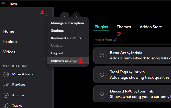 GitHub - Inrixia/neptune-plugins: Plugins for the Tidal Desktop App