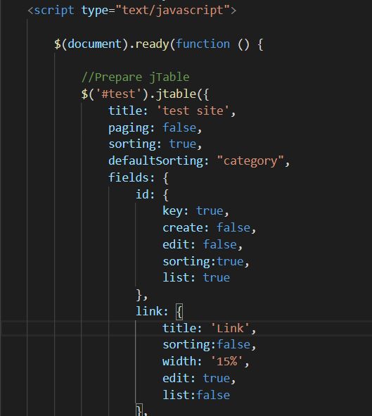 jtable sorting keeps sorted by key · Issue #2237 · volosoft/jtable · GitHub