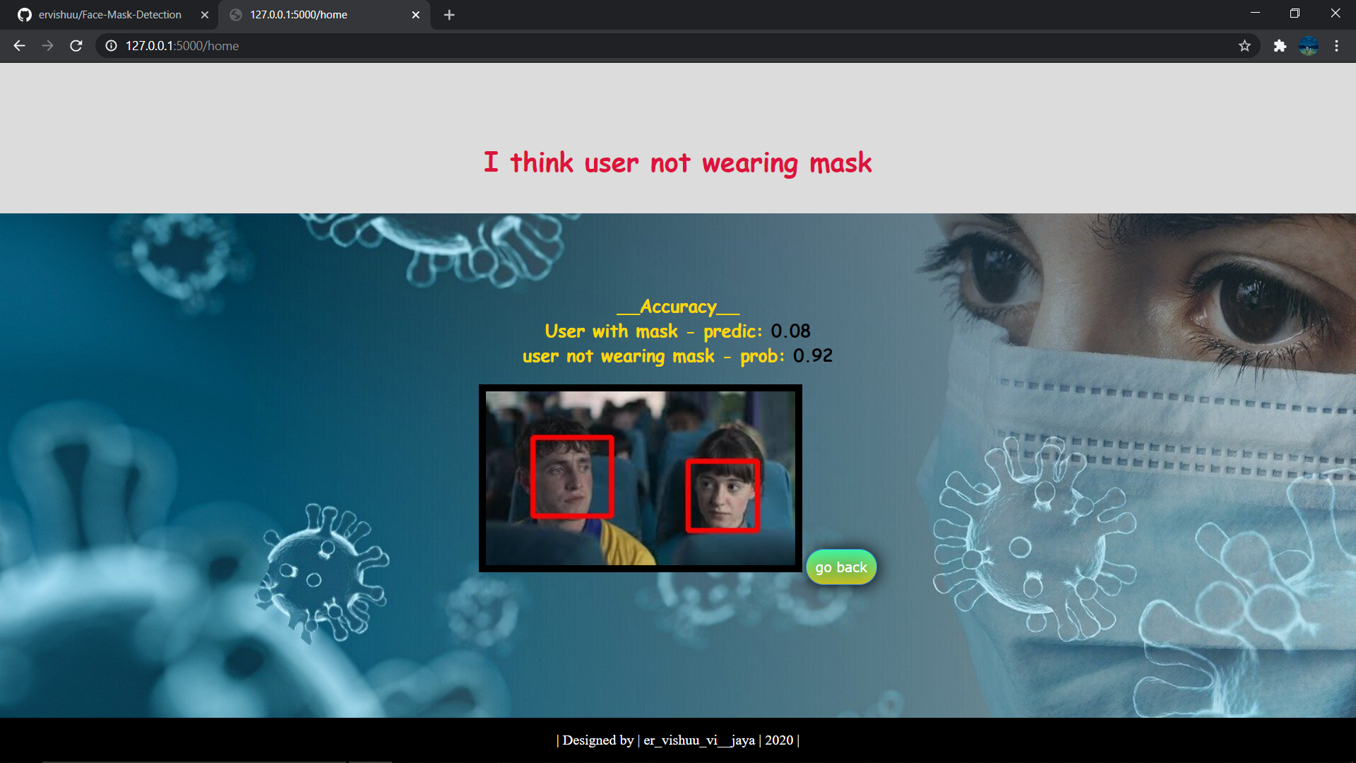 GitHub - ervishuu/Face-Mask-Detection-Web-App: This is only for education Purpose