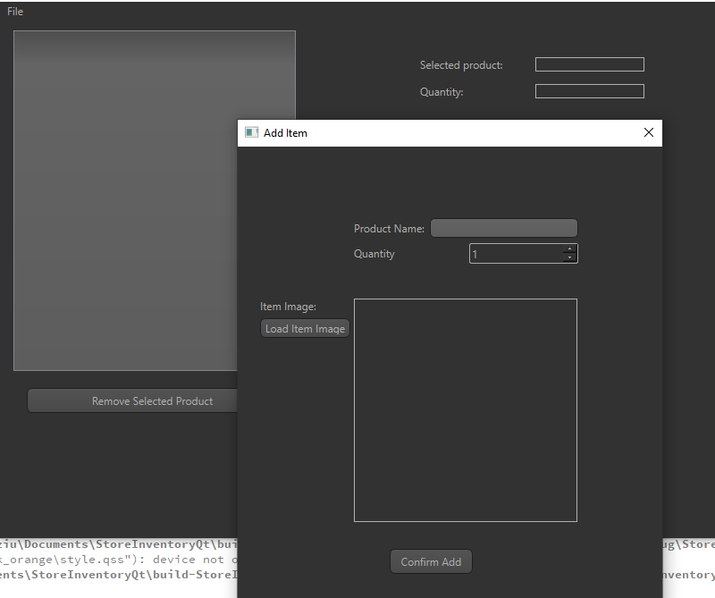 GitHub - AdziuG/StoreInventoryQt