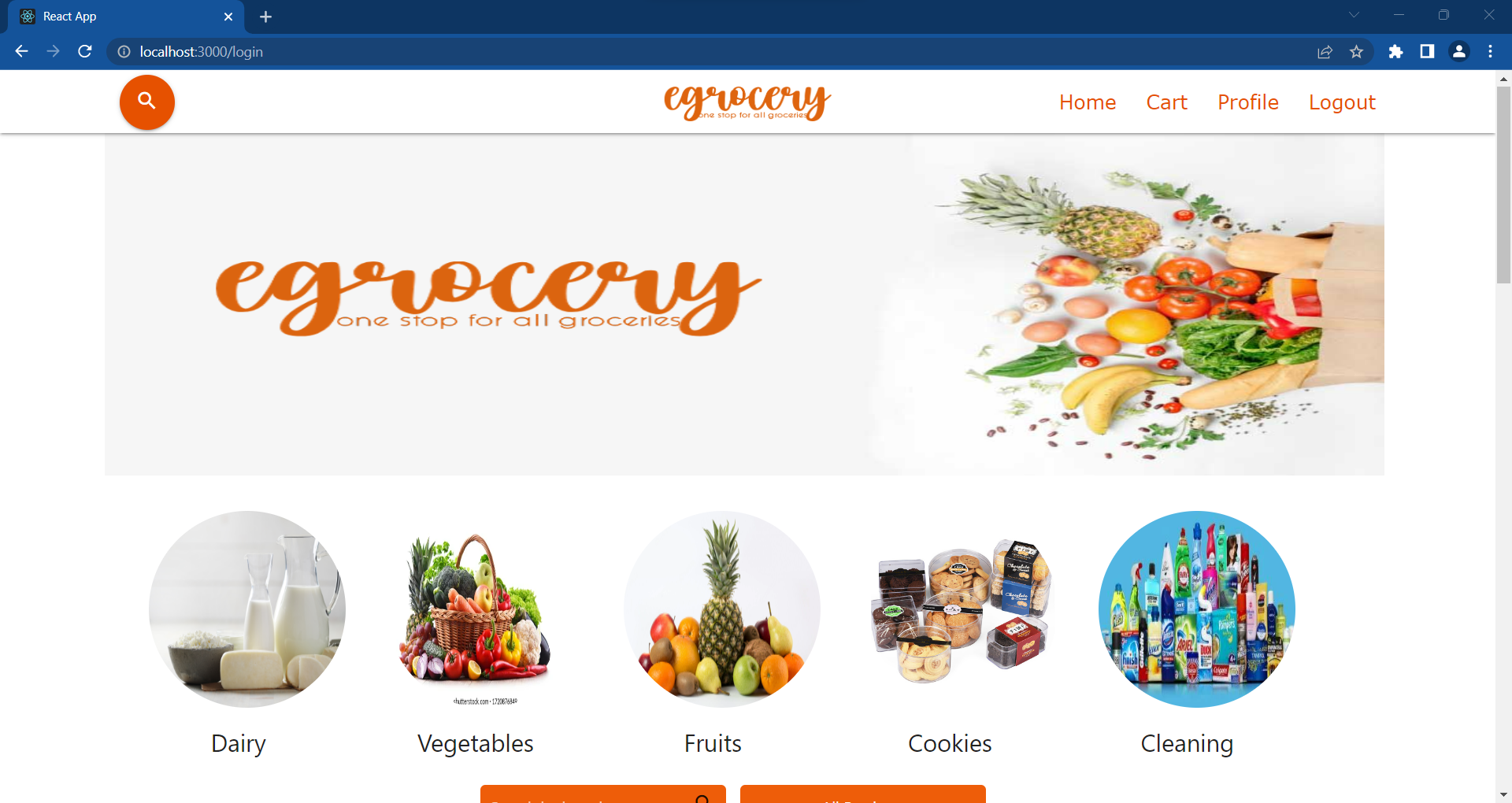 Github Shreya371 Grocery Store Application