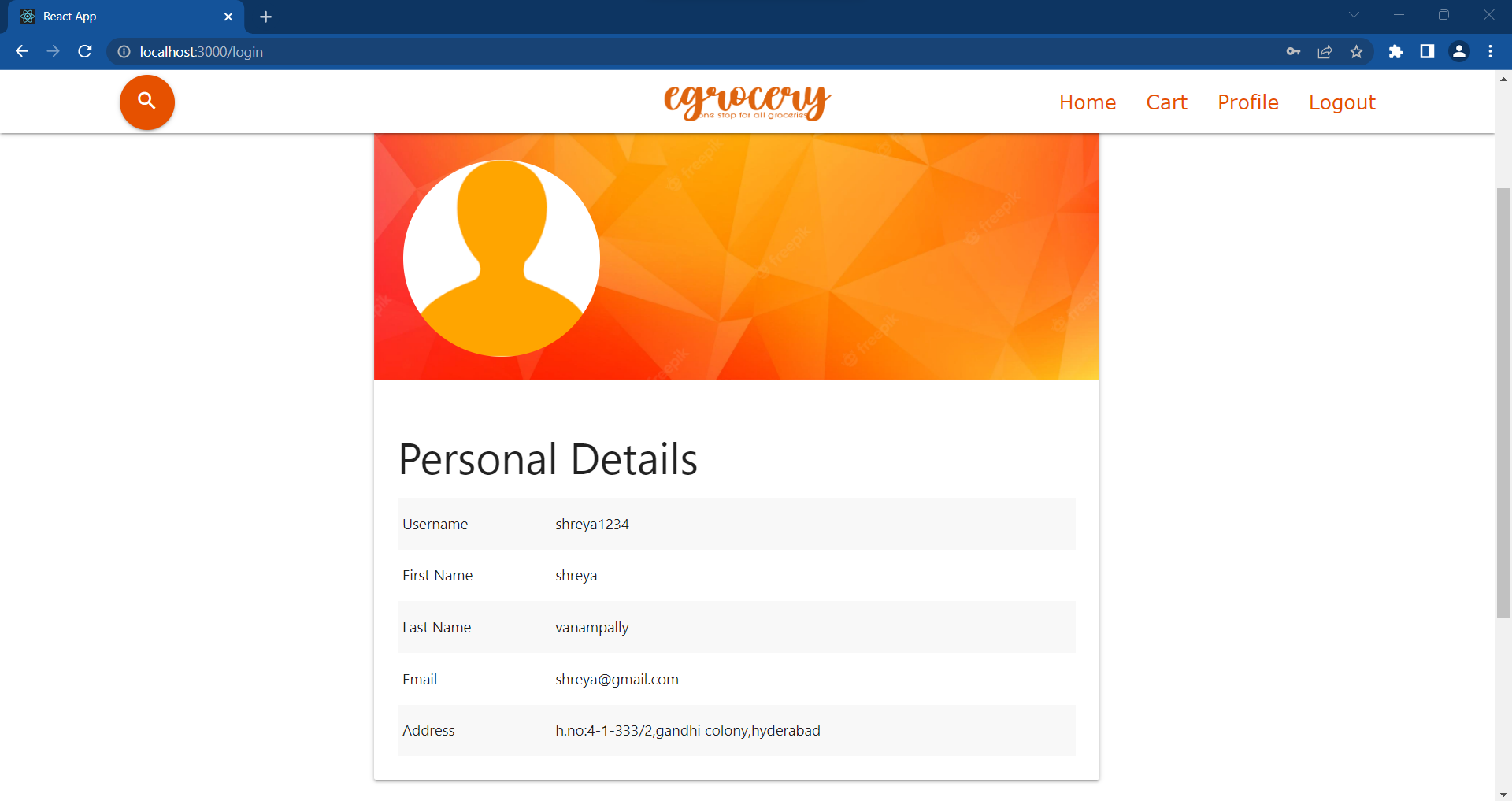Github Shreya371 Grocery Store Application