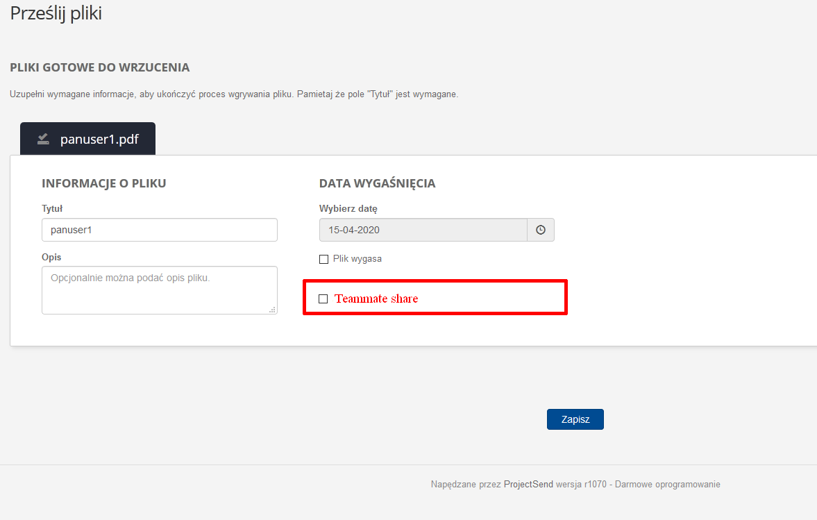 Minimal increasing customer rights · Issue #781 · projectsend/projectsend · GitHub