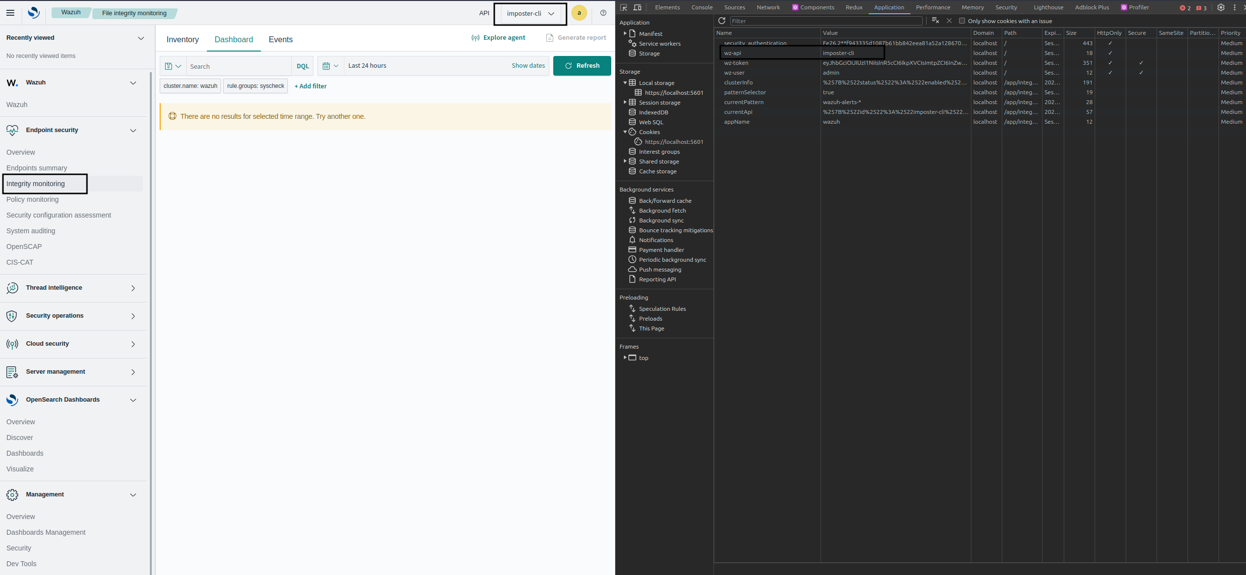 Share state between applications · Issue #5849 · wazuh/wazuh-dashboard-plugins · GitHub