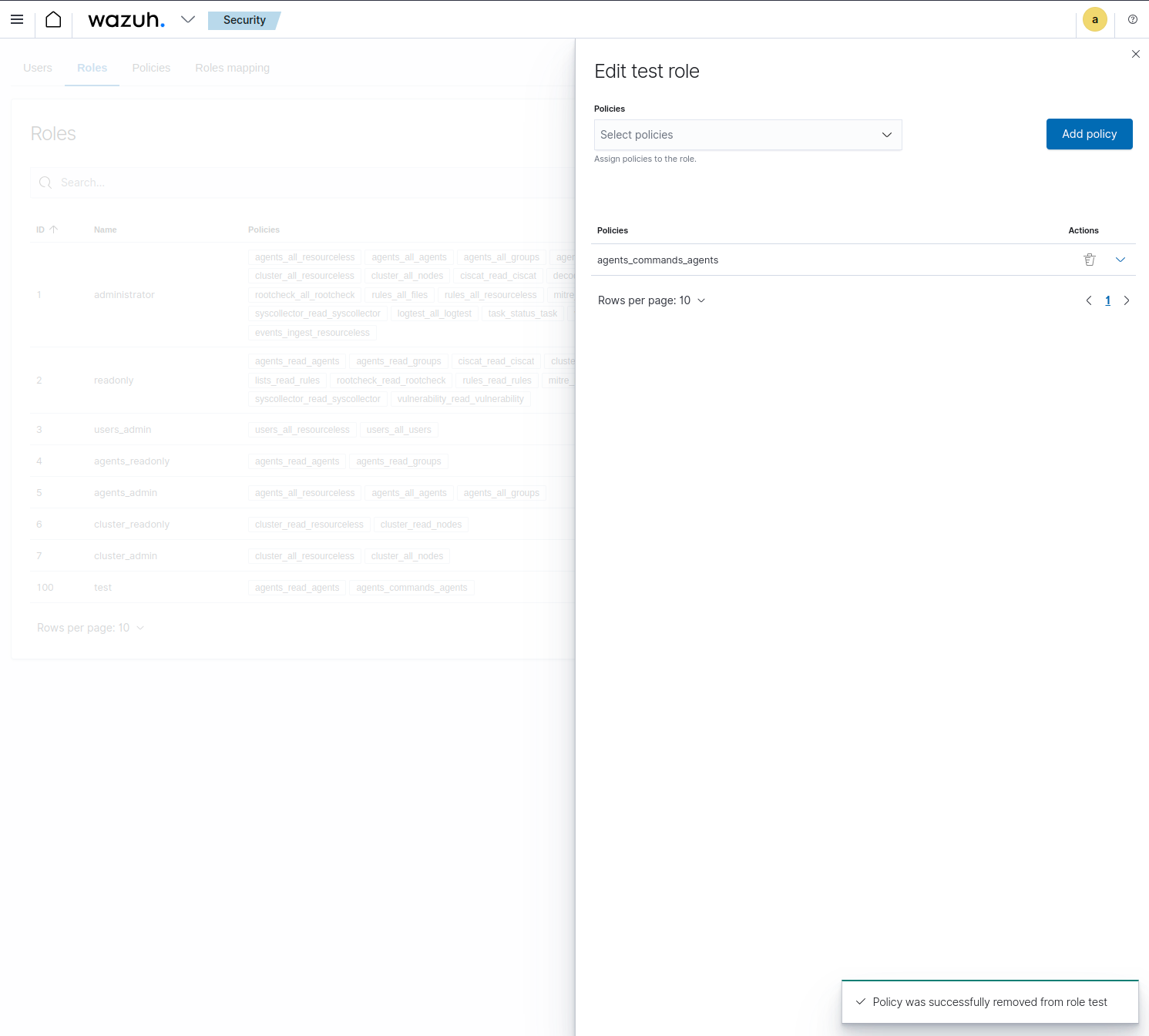 Release 460 Release Candidate Rc 1 Wazuh Ui Regression Testing · Issue 5992 · Wazuhwazuh 1442