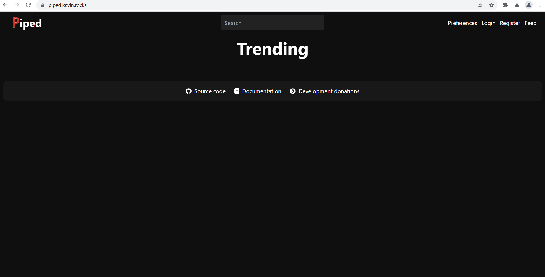 Search results are empty or blank · Issue #1528 · TeamPiped/Piped · GitHub