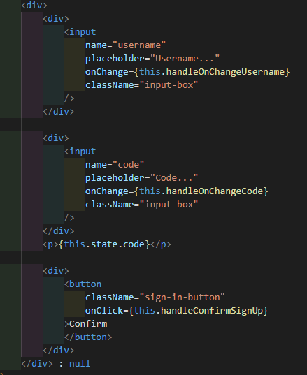 Authclass Autherror Confirmsignup Confirmation Code Cannot Be Empty · Issue 6457 · Aws