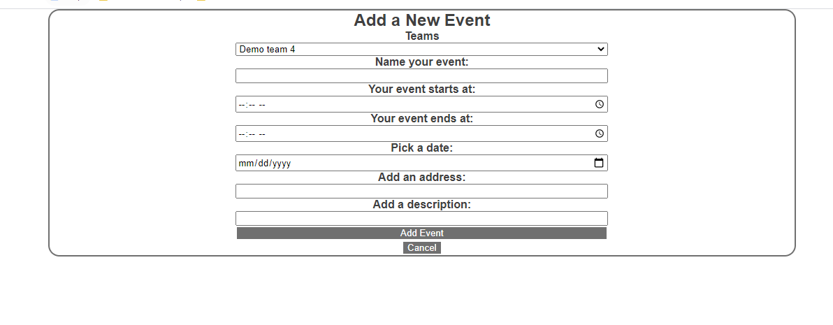 Github Monikathanki Event Planner App