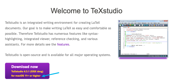 4.4.0beta1 requires macOS 11.7 or higher · Issue #2647 · texstudio-org/texstudio · GitHub