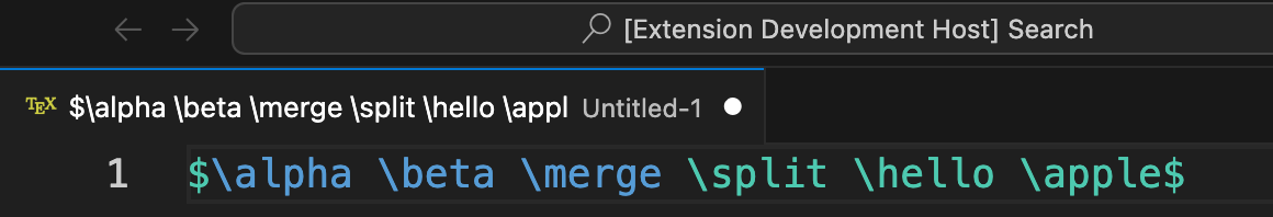 Non-existent `\merge` is highlighted the same as `\alpha` in math mode · Issue #71 · jlelong ...