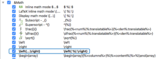 Improving commands inserted with shortcuts · Issue #1013 · texstudio-org/texstudio · GitHub