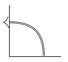 With libs bending and arrows.meta, arrow is beyond doubled path · Issue #896 · pgf-tikz/pgf · GitHub