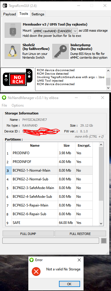 RAWNAND "Not a valid Nx Storage" · Issue #10 · eliboa/NxNandManager · GitHub