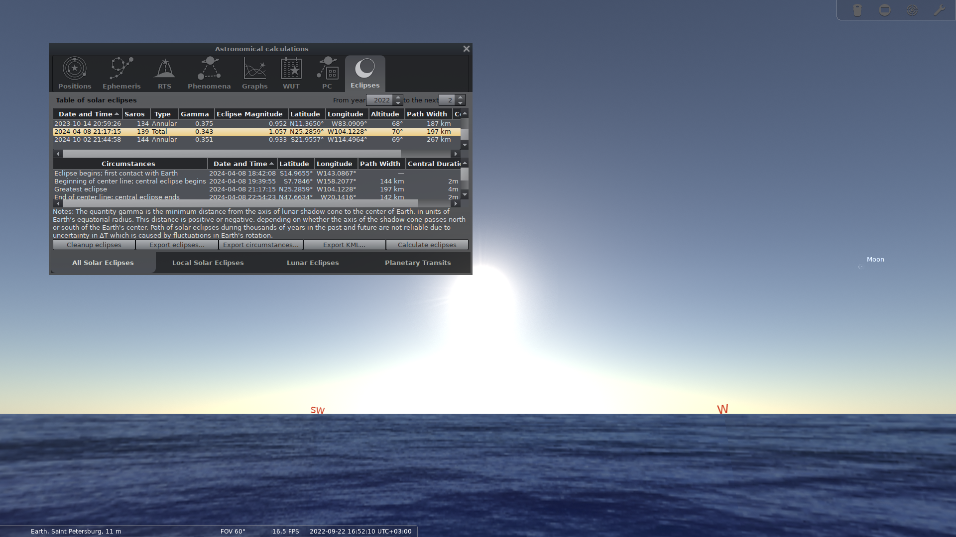 Astronomical calculations dialog is too small for Eclipses tab · Issue #2678 · Stellarium ...