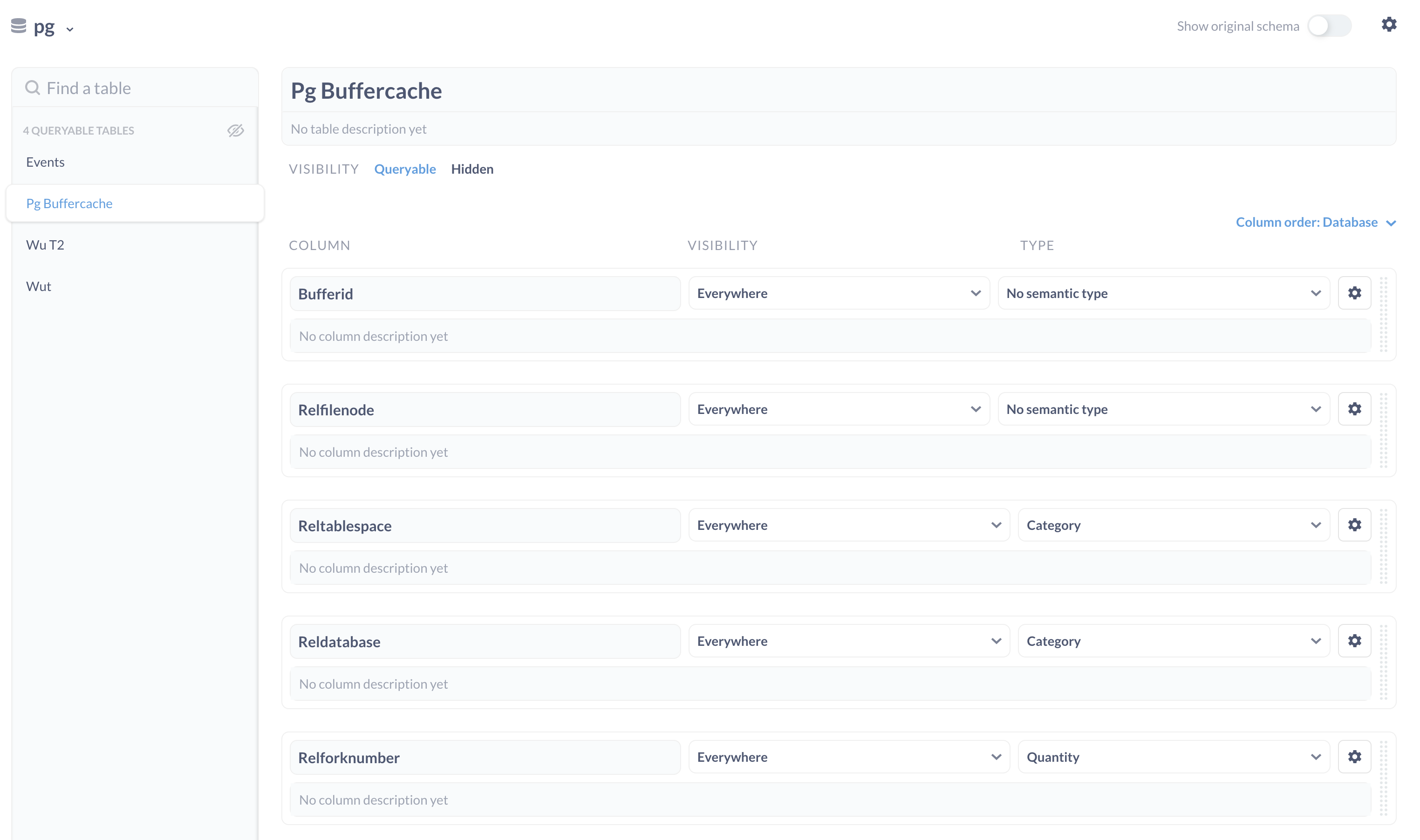 ERROR metabase.sync.util Error fingerprinting table 60 'public.pg_buffercache' · Issue #15143 ...