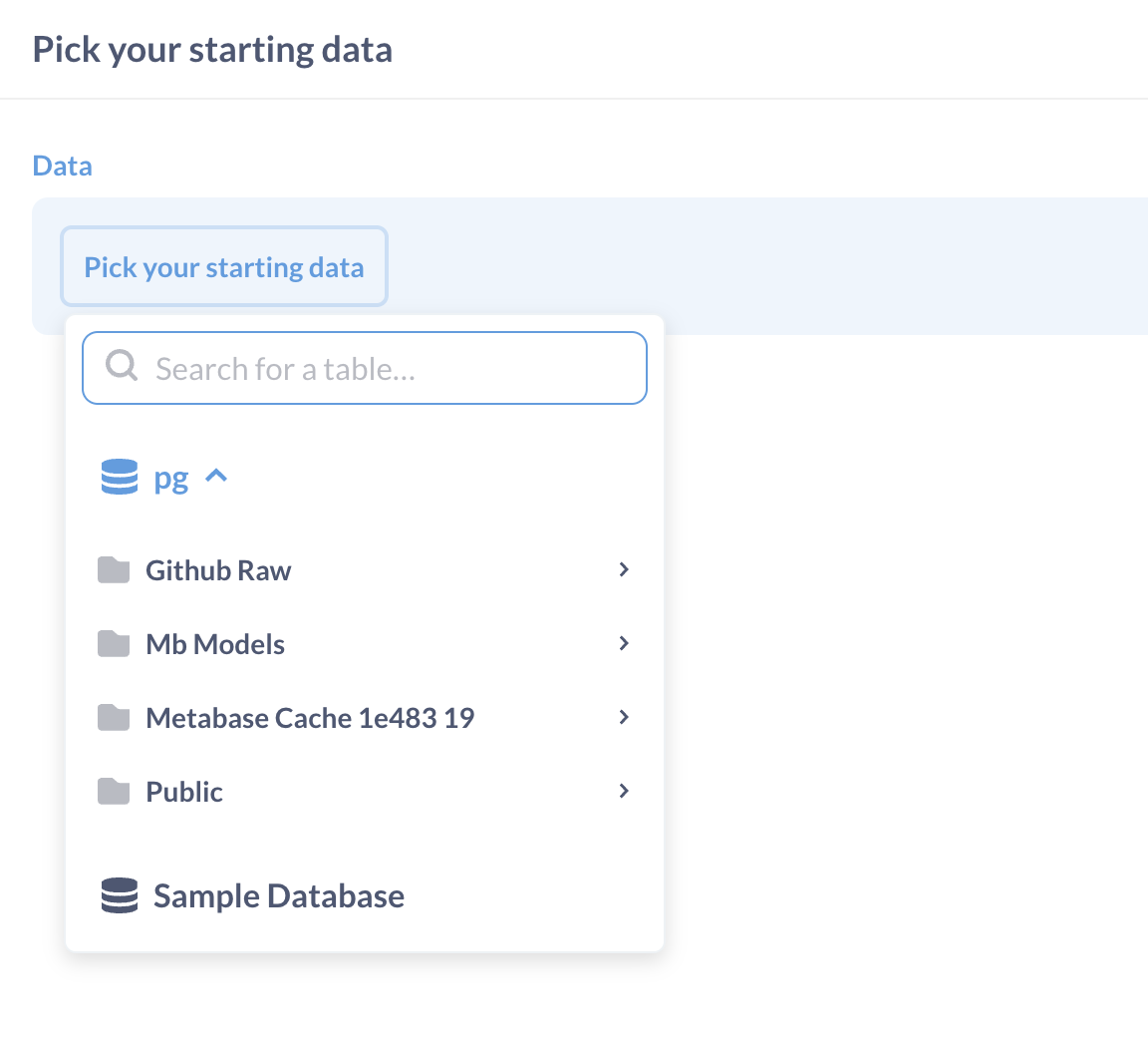 Query Builder data picker can "forget" about multiple schemas · Issue ...