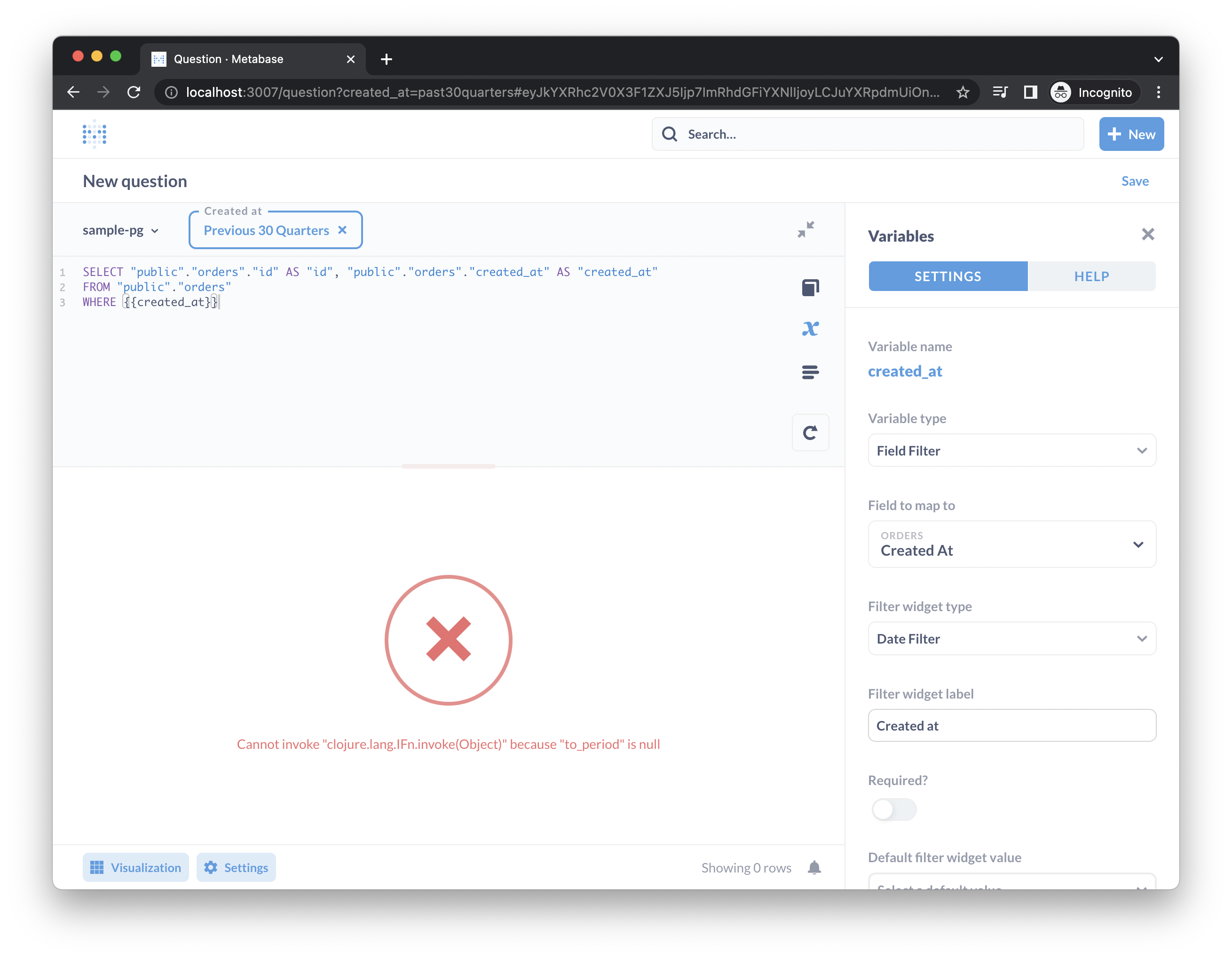 Relative "quarter" filter doesn't work in SQL queries · Issue #23258 ...