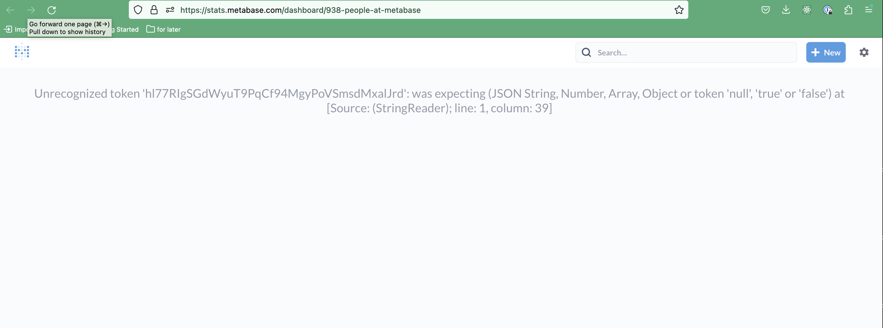Error Loading Dashboards When App Db Has Encrypted Settings · Issue 31229 · Metabasemetabase 7566