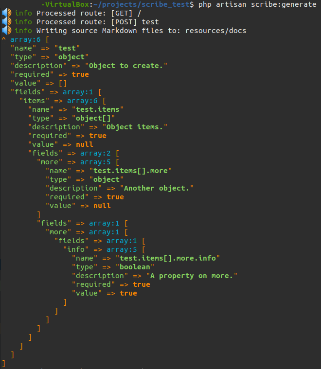 Object in array of objects causes error · Issue #139 · knuckleswtf/scribe · GitHub