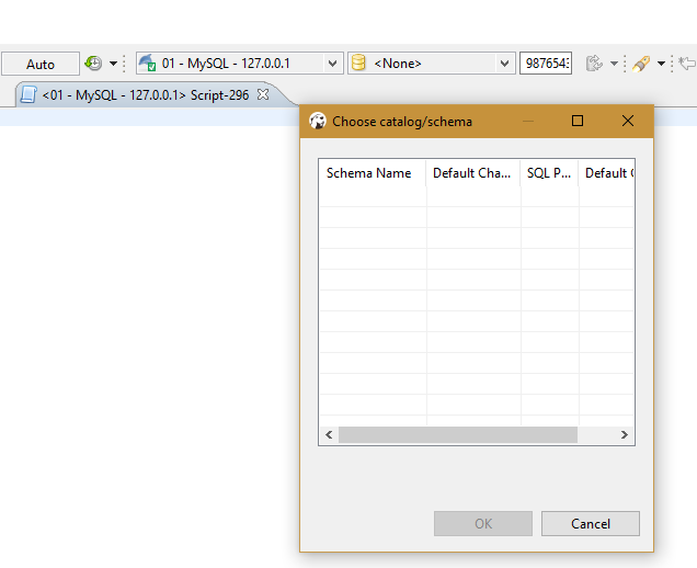 Active Catalog/schema list not working · Issue #2348 · dbeaver/dbeaver ...
