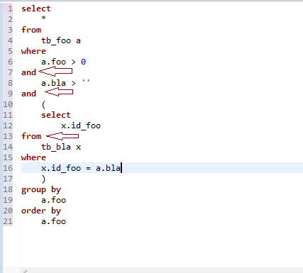 Wrong indentation in SQL editor - Version 6.0.2 · Issue #5753 · dbeaver/dbeaver · GitHub
